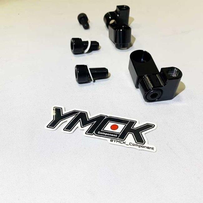 ブランド登録なし YMCK ヤマック ローマウントミラーアダプター 逆ネジセット MT-10 MT-09 XSR900 BOLT Rスペック XSR700 SR400 YAMAHA ヤマハ ...