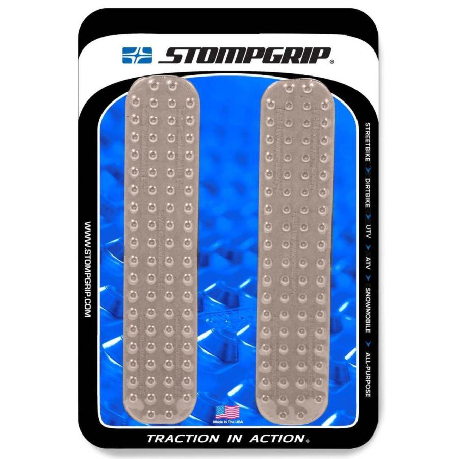 STOMPGRIP ストンプグリップ トラクションパッド ストリートバイクキット【VOLCANO】 カラー：クリア ニーグリップパッド タンク ...