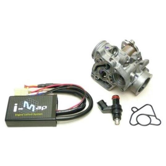 CLIPPING POINT クリッピングポイント FIコントローラー2点セット(I-MAP)＋ビッグスロットル22Φキット タイプ：I-MAPカプラーオンSET リトルカブ HONDA ...