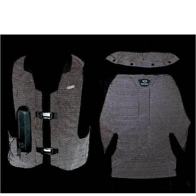 hit-air hit air ヒットエアー 一体型エアバッグ・ハーネス MLV2-RC サイズ：M エアバッグ プロテクター : ウェビック ...