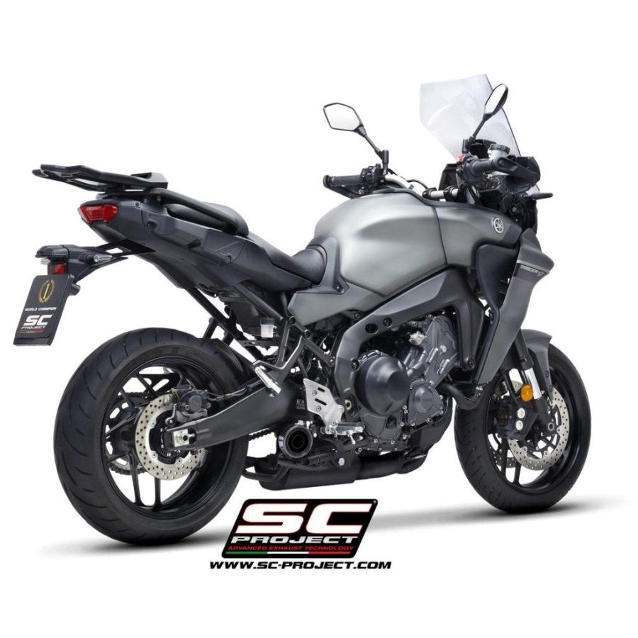 SC-PROJECT SCプロジェクト フルエキゾーストシステム 3-1＆S1 サイレンサー ブラックエディション TRACER 9 ...