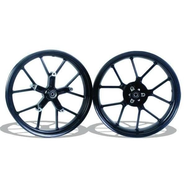 Velg Rossi ブイロッシ Cast Wheels Sprint New Cobra 前後セット ホイール カラー：Black ...