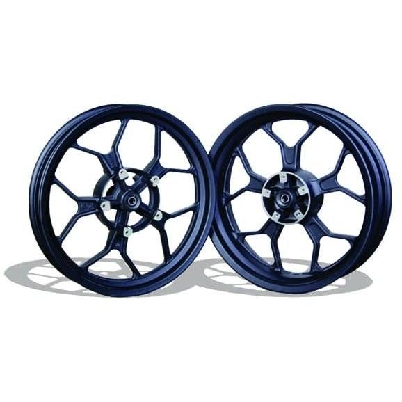 Velg Rossi ブイロッシ Cast Wheels Sprint Rattle 前後セット ホイール カラー：Black V-IXION ...