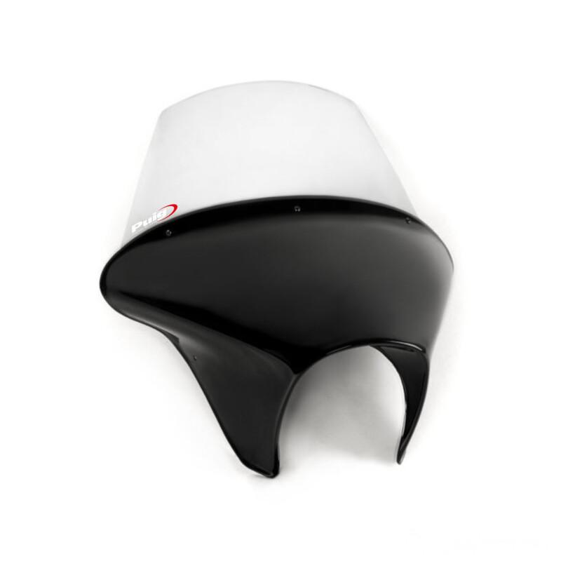 Puig プーチ ウインドシールド バットウイング SML(TOURING) カラー：グロスブラック／クリア SPEED MASTER ...