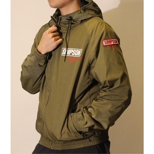 SIMPSON（バイク） SIMPSON シンプソン NSM-C08 ライトウェイト ナイロンフーディ サイズ：L オールシーズンジャケット ジャケット アパレル : ウェビック1号店 ...