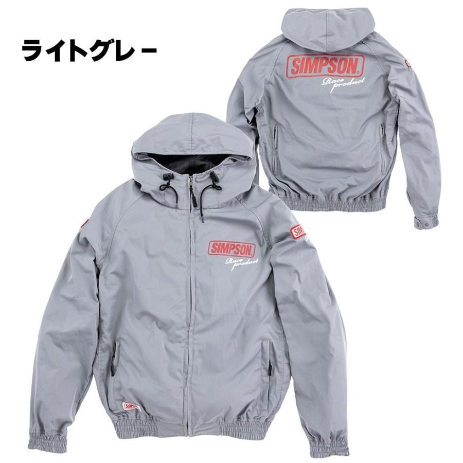 SIMPSON（バイク） SIMPSON シンプソン NSM-C08 ライトウェイト ナイロンフーディ サイズ：4L オールシーズンジャケット ジャケット アパレル : ウェビック1号店 ...