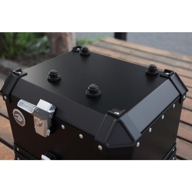 COOCASE クーケース Q5 アルミトップケース 55L カラー：シルバー CB1300 Vストローム XSR BOLT レブル NC750 FJR ハヤブサ ZRX ZZR1400 ...