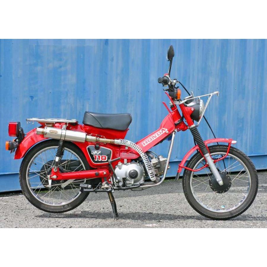 OUTEX アウテックス OUTEXマフラー サイレンサー素材：アルミ / サイレンサータイプ：非ストレート構造 CT110 HONDA ホンダ フルエキゾーストマフラー マフラー : ウェ ...