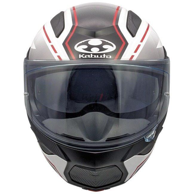 OGK KABUTO オージーケーカブト RYUKI BEAM[リュウキ ビーム ホワイトレッド]ヘルメット サイズ：S(55-56cm) システムヘルメット ヘルメット : ウェビック1号店 ...