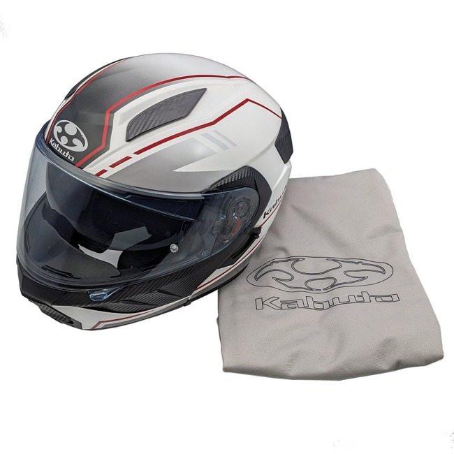 OGK KABUTO オージーケーカブト RYUKI BEAM[リュウキ ビーム ホワイトレッド]ヘルメット サイズ：M(57-58cm) :25718992:ウェビック1号店 - 通販 ...