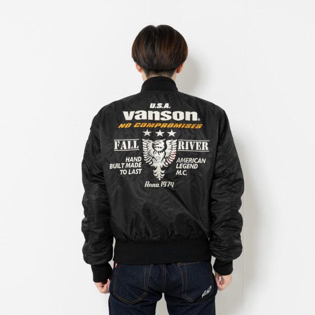 VANSON バンソン MA-1ジャケット サイズ：L : 25741725 : ウェビック1号店 - 通販 - Yahoo!ショッピング