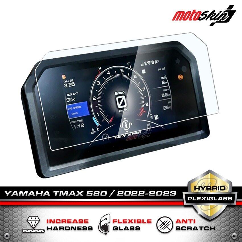 MOTO SKIN モトスキン PLEXIGLASS Dashboard Screen Protector YAMAHA TMAX 560 ...