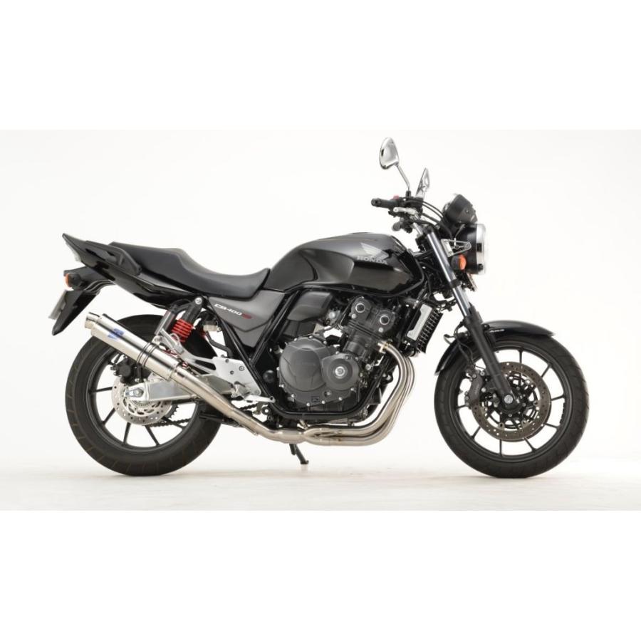 TSR テクニカルスポーツレーシング フルエキゾーストマフラー(Ver2) 4-2-1集合 エキゾーストパイプ／サイレンサーボディ：チタン／チタン CB400SF CB400SB : ウェ ...