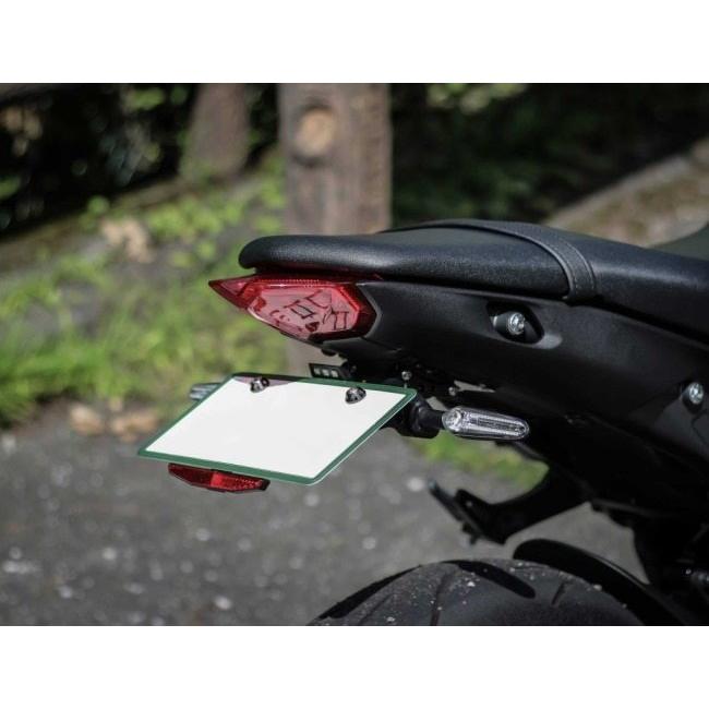 YMCK ヤマック CNCライセンスプレートホルダー タイプ：ステンレスボルト仕様 ノーマルウィンカーレス MT09 MT09SP YAMAHA ヤマハ ナンバープレートホルダー ...