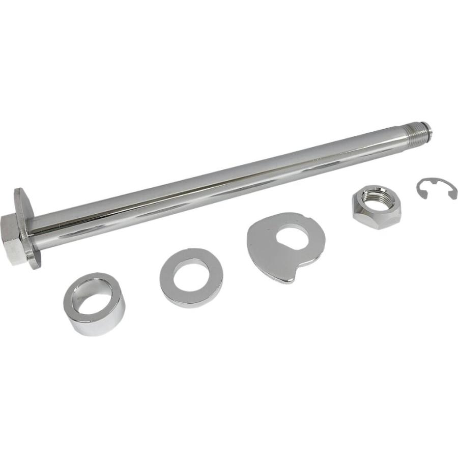 Drag Specialties ドラッグスペシャリティーズ Chrome Axle Kit[0214-1968] :25901240:ウェ ...