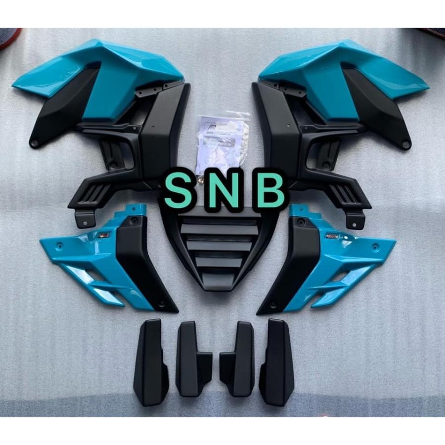 SNB エスエヌビー New Fairing MSX SF Color：Blue グロム HONDA ホンダ フルカウル・外装セット カウル ...