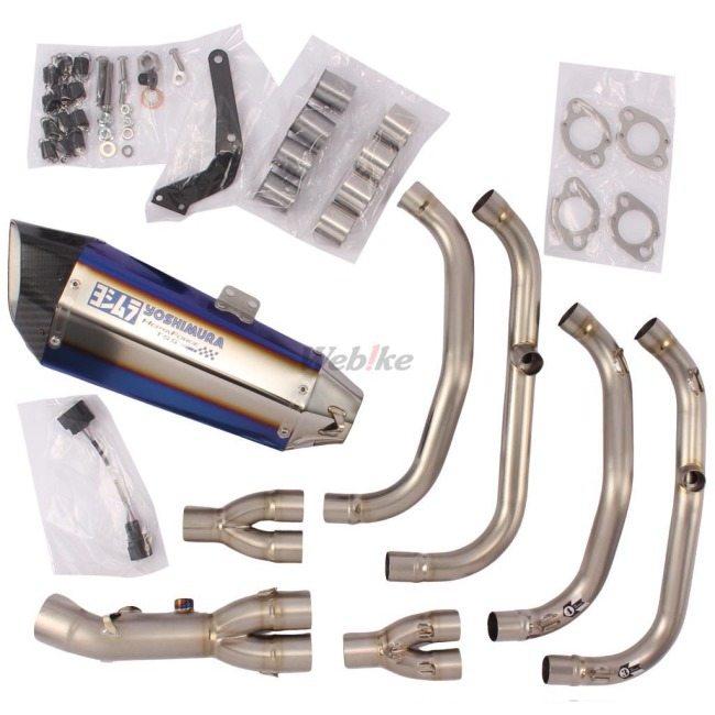 YOSHIMURA ヨシムラ HEPTA FORCE TSS レーシングチタンサイクロン タイプ：TTB (チタンブルーカバー) ZX-4R ...