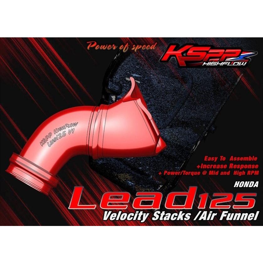 KSPP ケーエスピーピー Velocity stack Lead125 カラー：Black LEAD125 HONDA ホンダ ...
