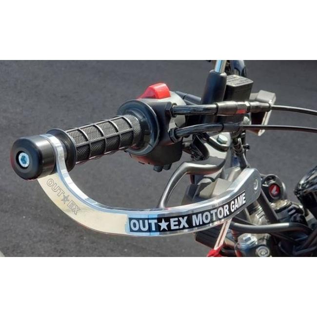 OUTEX アウテックス 振動吸収レバーガード ベンドタイプ カラー：焼付塗装マットフレスコブラウン CT125 クロスカブ DAX125 ...