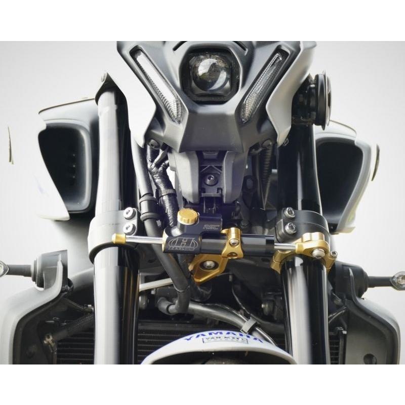 HYPERPRO ハイパープロ ステアリングダンパーステー カラー：ゴールド MT-09 SP XSR900 YAMAHA ヤマハ ...
