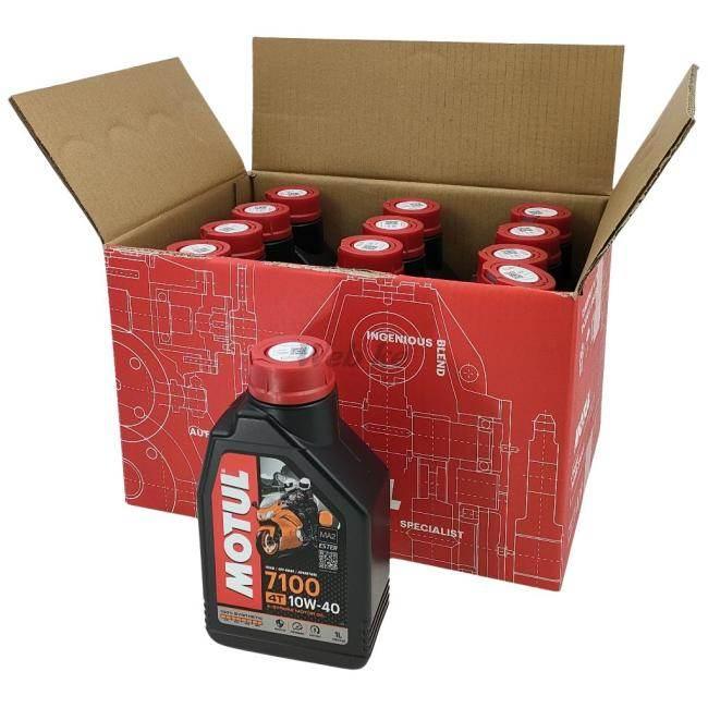 MOTUL モチュール 【ケース】7100 4T 【10W40】【1L×12】【4サイクルオイル】 : 25939180 : ウェビック1号店 ...