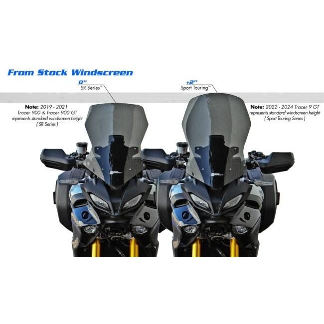 ZERO GRAVITY ZEROGRAVITY ゼログラビティ スクリーン【SR】 カラー：スモーク TRACER9 TRACER900 GT YAMAHA ヤマハ スクリーン 外装 : ウ ...