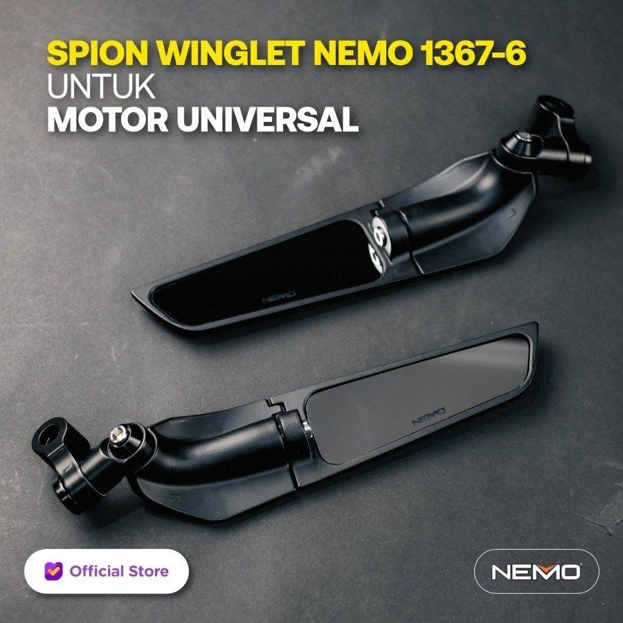 NEMO Nemo ネモ Winglet Mirror 1367-6 Vario 160 HONDA ホンダ ミラー ハンドル : ウェビック1号店 - 通販 - Yahoo!ショッピング