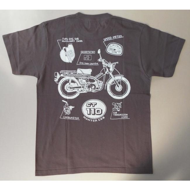 Honda Official Licensed Product ホンダオフィシャルプロダクト Tシャツ・CT-110 サイズ：XL ハンターカブCT50 ハンターカブCT110 CT125 ...