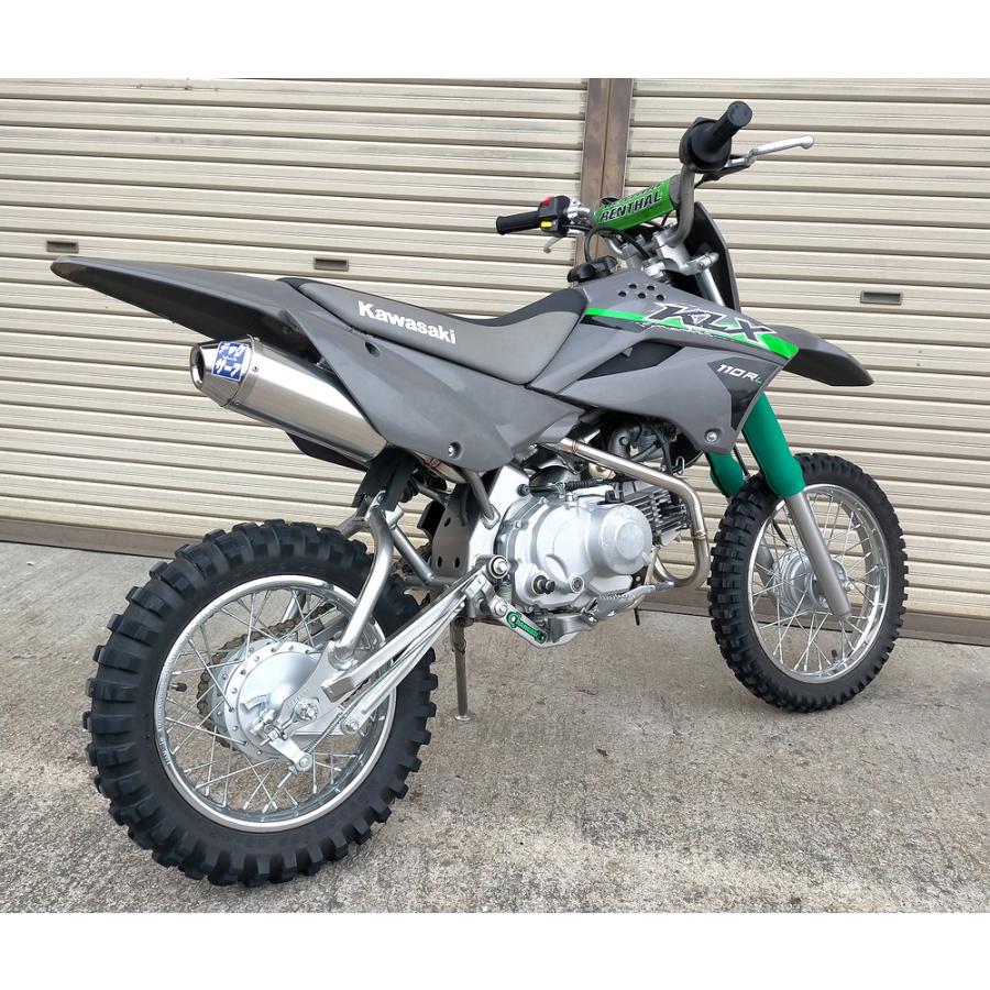 techserfu テックサーフ スーパーモト マックス／Super Moto MAX KLX110RL KLX110L KAWASAKI カワサキ フルエキゾーストマフラー マフラー : ウ ...