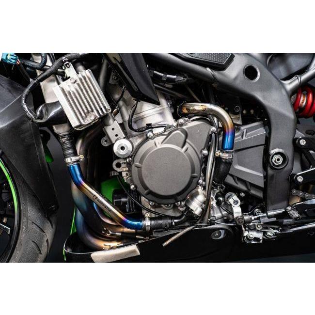 TRICKSTAR トリックスター チタンラジエターパイプ タイプ：パイプ2本セット Ninja ZX-25R Ninja ZX-4R ...