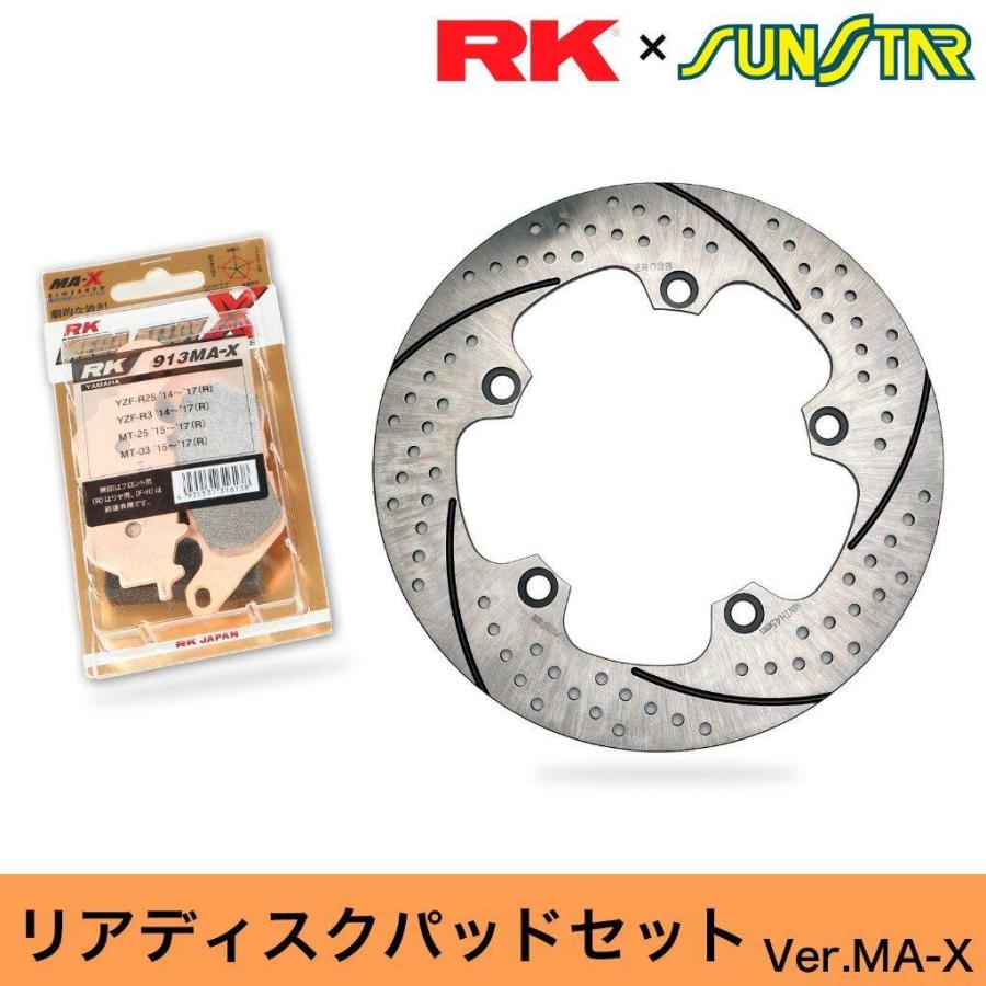 SUNSTAR（バイク） SUNSTAR サンスター PREMIUM RACING[プレミアムレーシング]リアディスクローター・ブレーキパッド ...