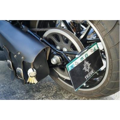 TRIJYA トライジャ SRBナンバーサイドマウントステー ナンバー灯LED：有り HARLEY-DAVIDSON ハーレーダビッドソン サイドナンバーキット 外装 : ウェビック1号店 ...