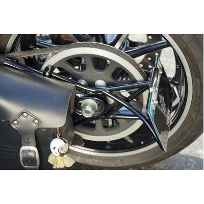 TRIJYA トライジャ SRBナンバーサイドマウントステー ナンバー灯LED：有り HARLEY-DAVIDSON ハーレーダビッドソン サイドナンバーキット 外装 : ウェビック1号店 ...