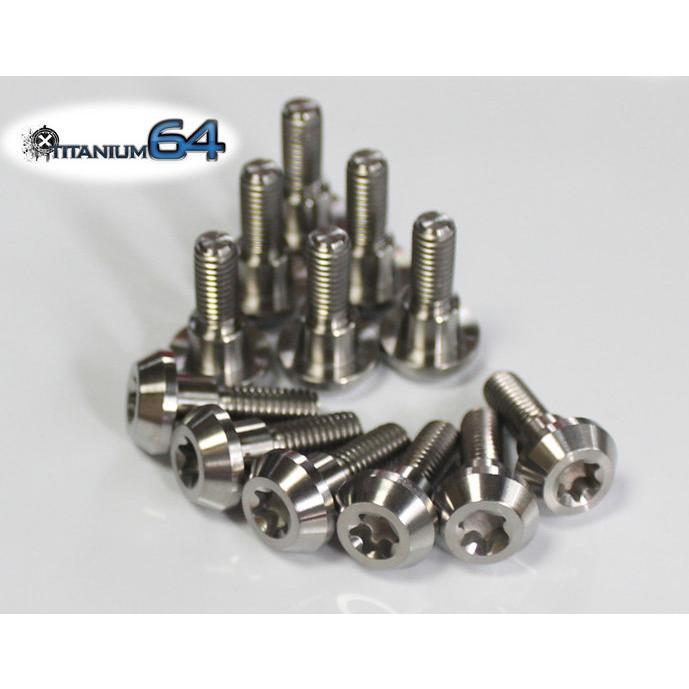 TITANIUM64 チタニウムロクジュウヨン フロントローターボルト カラー：ブライトシルバー XJR1300 YAMAHA ヤマハ ...