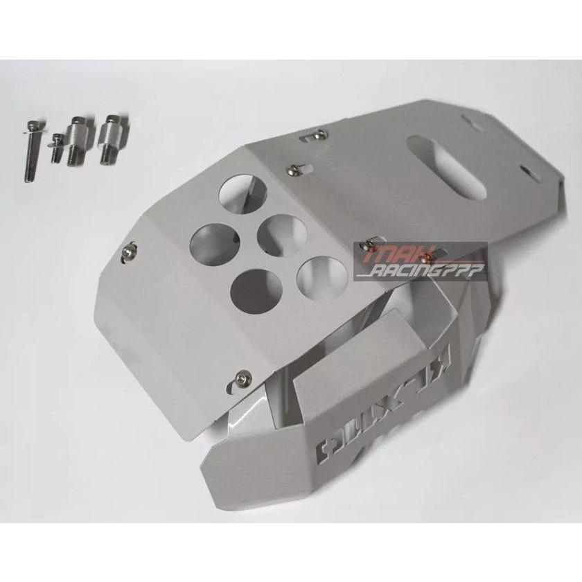 ブランド登録なし MaxNus マックスナス スキッドプレート KLX110 L R RL カラー：シルバー KLX110L KLX110R ...