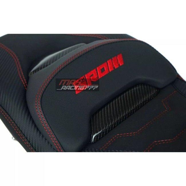 MaxNus マックスナス カーボン柄スペアシート グロム 2021 カラー：レッド GROM125 HONDA ホンダ シート シート関連 ...