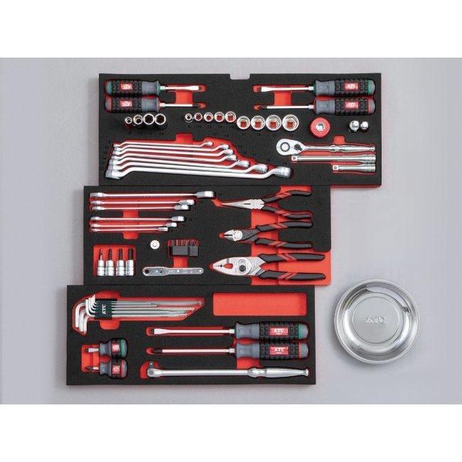 KTC ケイティーシー 工具セット(チェストタイプ)[66点] カラー：ブラック : 26040197 : ウェビック1号店 - 通販 - Yahoo!ショッピング