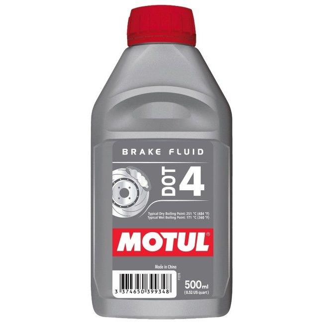 MOTUL モチュール DOT4 BRAKE FLUID(DOT4ブレーキフルード) 【0.5L×1】 ブレーキフルード・クラッチフルード ブレーキ : ウェビック1号店 - 通販 ...