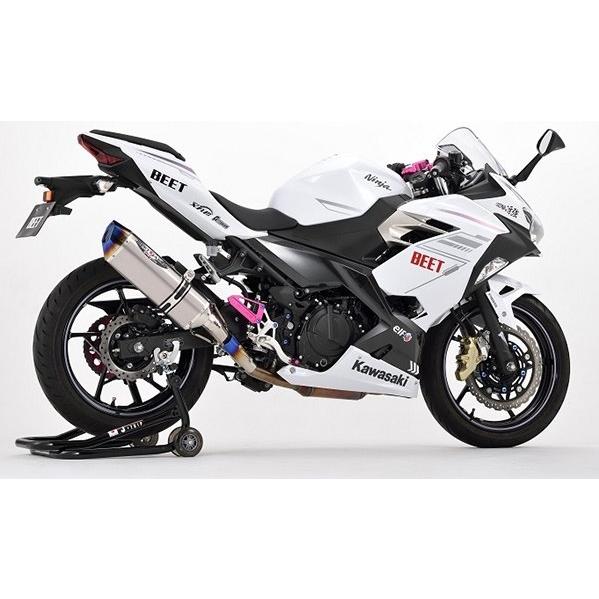 BEET ビート NASSERT Evolution Type II スリップオンマフラー サイレンサー仕様：メタルブラック Ninja400 KAWASAKI カワサキ : ウェビック1号店 ...