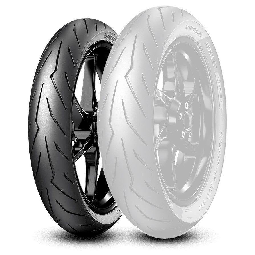 PIRELLI ピレリ DIABLO ROSSO SPORT 【120/70-14 M/C TL 55S】 ディアブロ ロッソ スポーツ ...