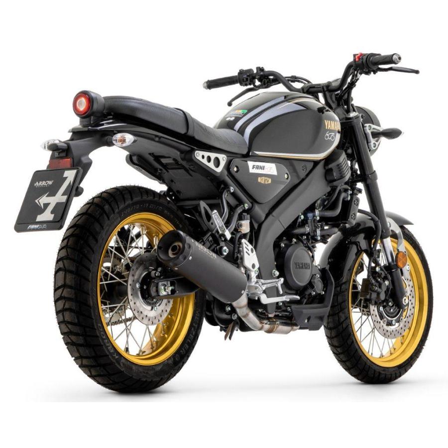 アロー ARROW REBEL スリップオンマフラー エンドキャップ材質：アルミ ダーク XSR 125 YAMAHA ヤマハ マフラー : ウェビック1号店 - 通販 - Yahoo!ショッピング