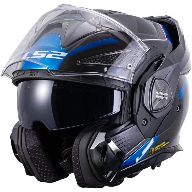 LS2 HELMETS エルエス2 ADVANT-X F ヘルメット サイズ：L システムヘルメット : ウェビック1号店 - 通販 - Yahoo!ショッピング