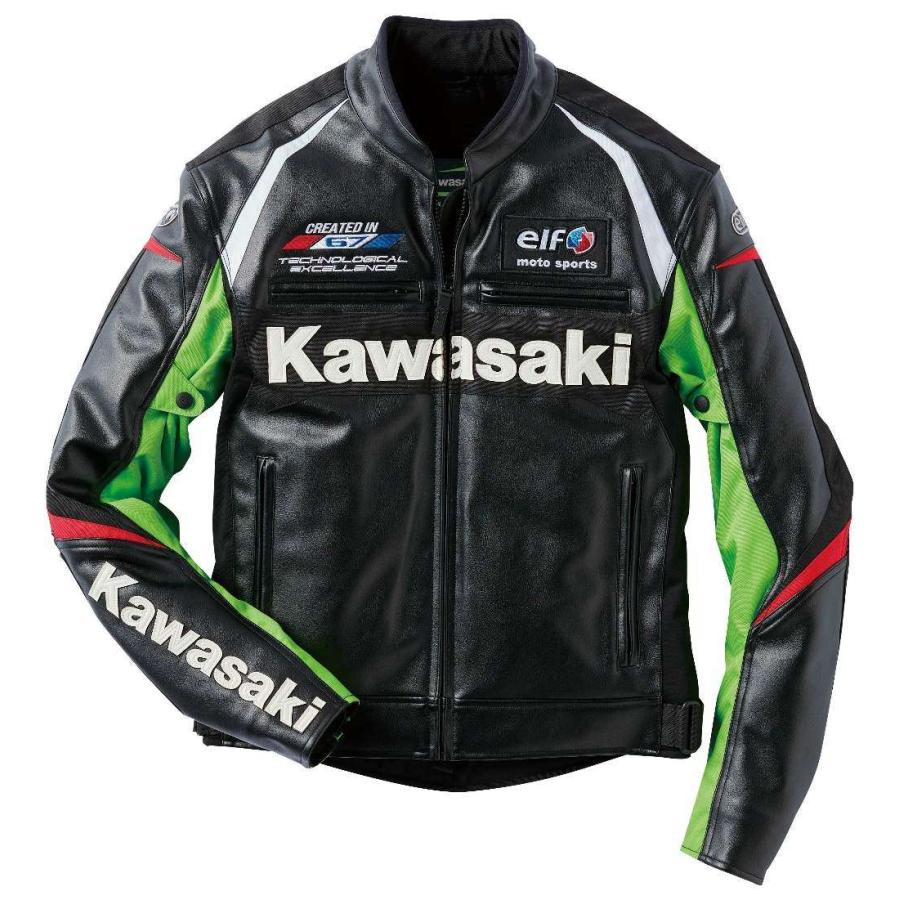 カワサキ Kawasaki カワサキ×elf エボルツィオーネPUレザー カワサキ Kawasaki カワサキ×elf エボルツィオーネPUレザー