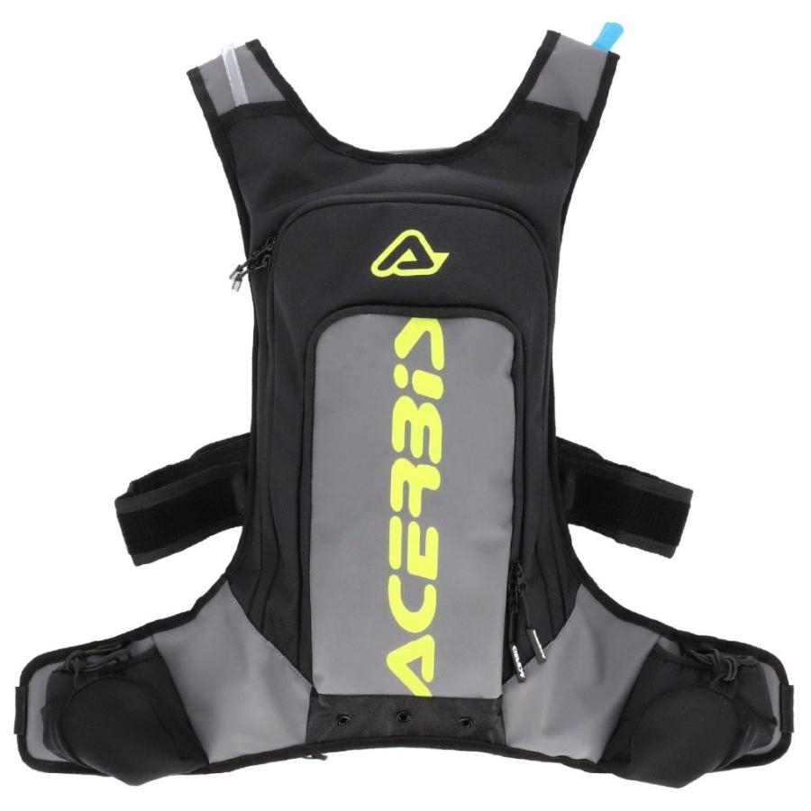 ACERBIS アチェルビス X-STORM LOGO BACKPACK カラー：ブラック×グレー ハイドレーション バッグ : ウェビック1号店 - 通販 - Yahoo!ショッピング