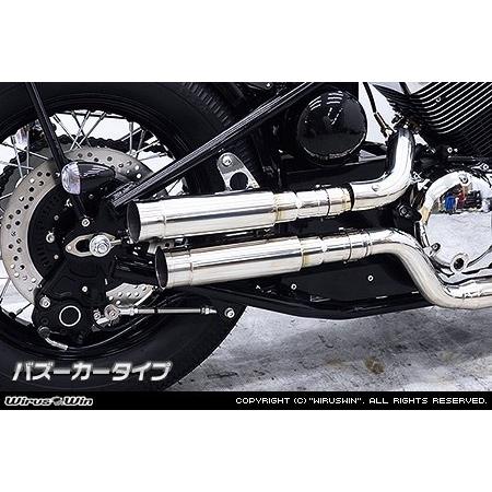 WirusWin ウイルズウィン スリップオンマフラー タイプ：バズーカータイプ THUNDER250 THUNDER MOTORCYCLES サンダーモーターサイクルズ スリップオンマフラー ...