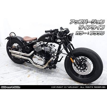 WirusWin ウイルズウィン ソロシートキット アップバージョン タイプ：ダイアタイプ / カラー：ブラウン THUNDER250 シート : 26110056 : ウェビック1号店 ...