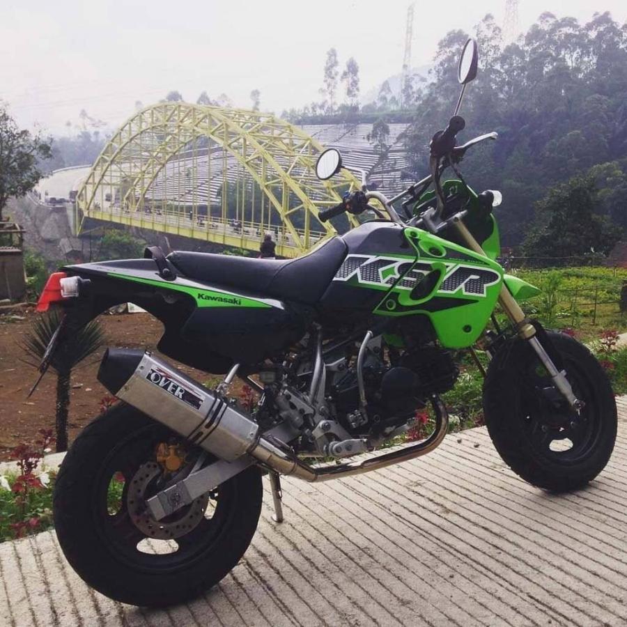 Over Racing Asia オーヴァーレーシングアジア フルエキゾーストマフラー TT-Formula Kawasaki KSR 110 KAWASAKI カワサキ マフラー : ウェ ...