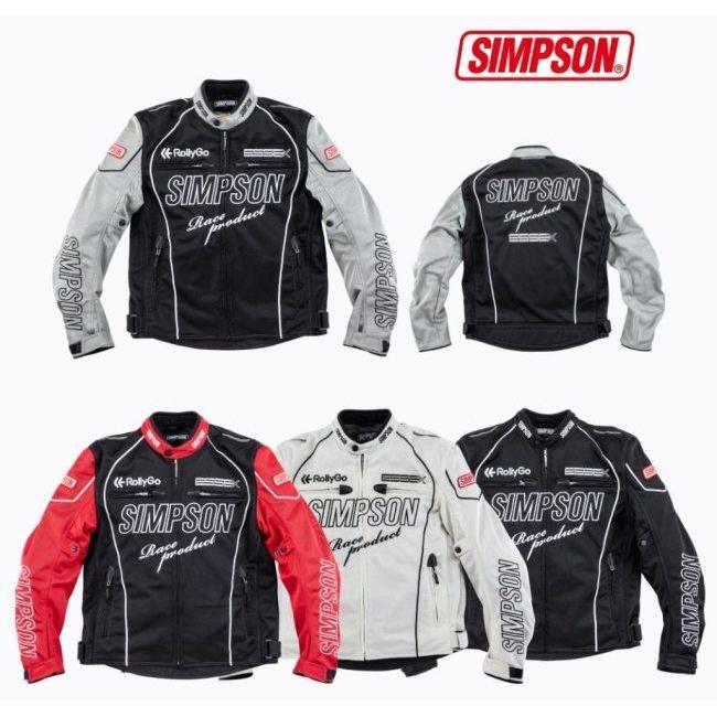 SIMPSON シンプソン NSM-E02 ライダーズ メッシュ ジャケット サイズ：L メッシュジャケット アパレル : ウェビック1号店 - 通販 - Yahoo!ショッピング