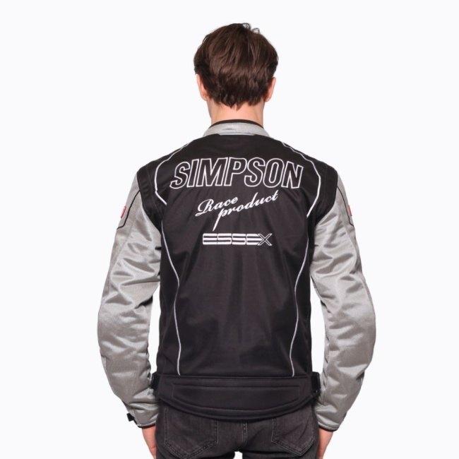 SIMPSON シンプソン NSM-E02 ライダーズ メッシュ ジャケット サイズ：4L メッシュジャケット アパレル : ウェビック1号店 - 通販 - Yahoo!ショッピング