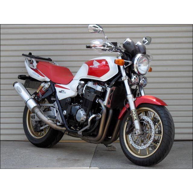 CHIC DESIGN シックデザイン ガイラガントレット スクリーンカラー：クリア CB1300スーパーフォア HONDA ホンダ ハンドガード・ナックルガード ハンドル : ウェビック1号 ...